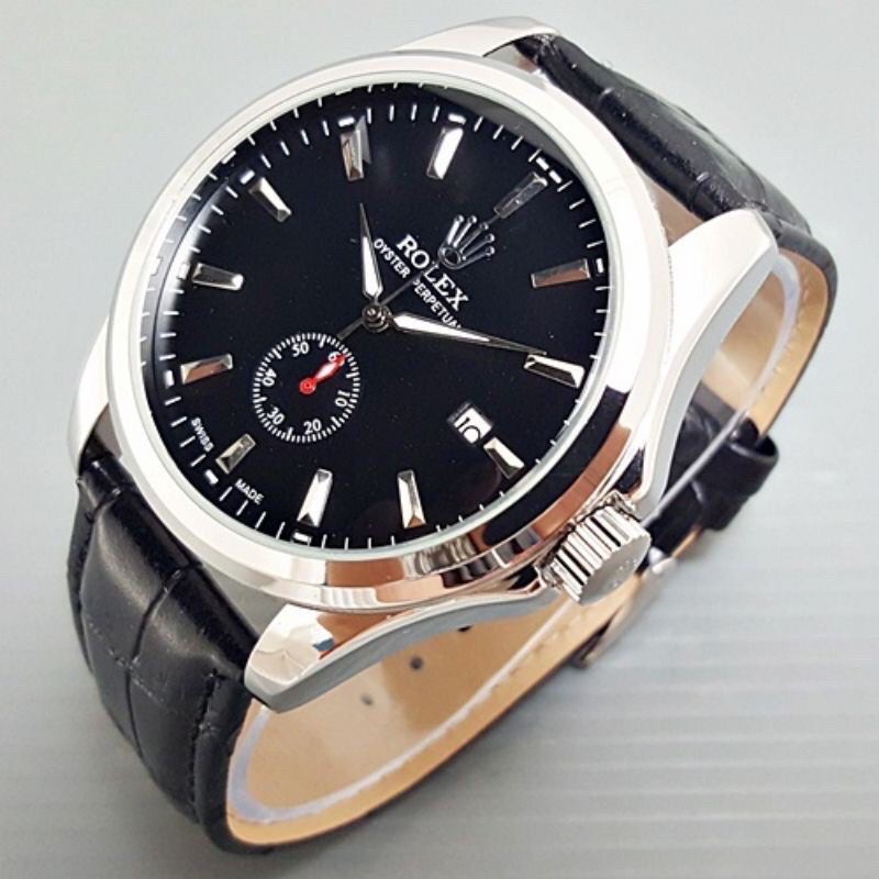 Jual PREMIUM !! Jam tangan Rolex AUTOMATIC kulit - 2 model - TERLARIS ...