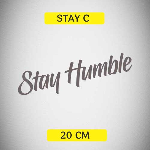 Jual Stiker Stay Humble / Sticker Mobil Stay Humble / Stiker Viral Stay ...