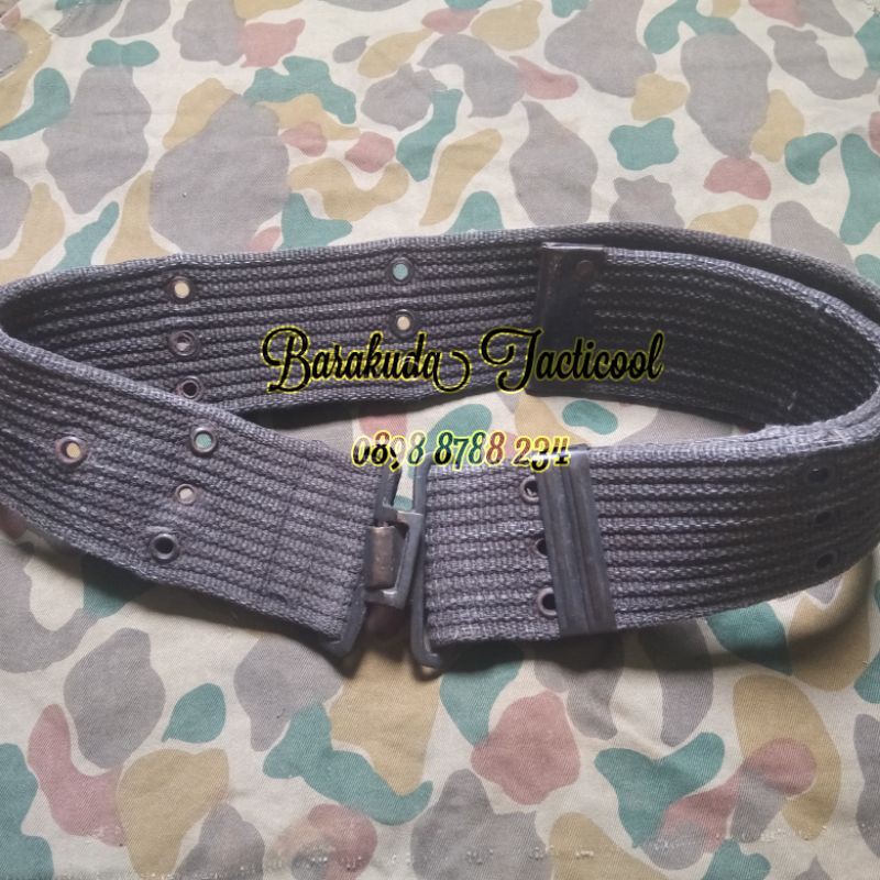 Jual Kopel Kanvas Hitam Brimob Jadul Kopel Jadul Menpor ABRI Kopel ...