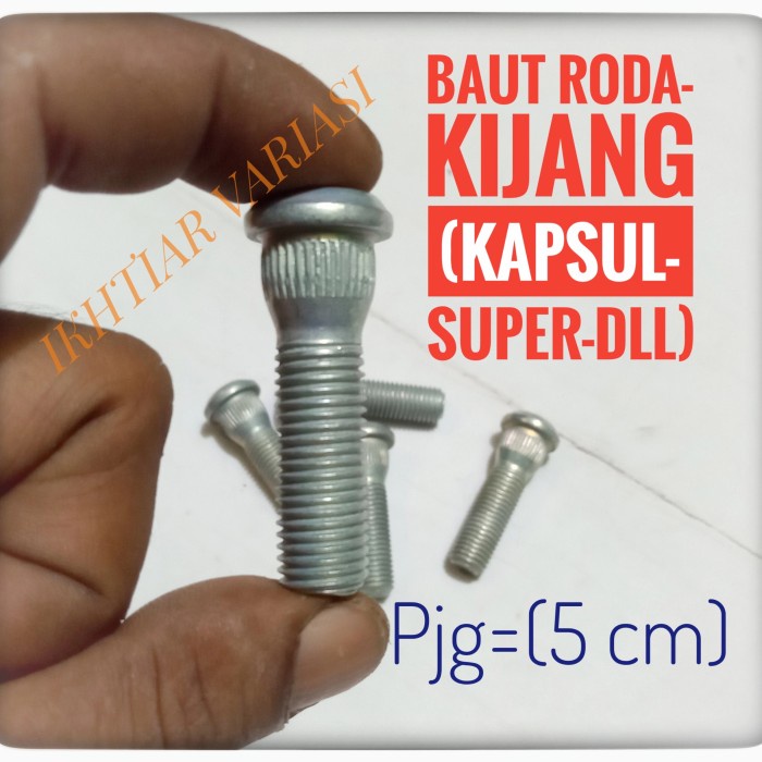 Jual Baut Roda Kijang Kapsul Super Grand Baut Roda 5 cm Baut Roda ...