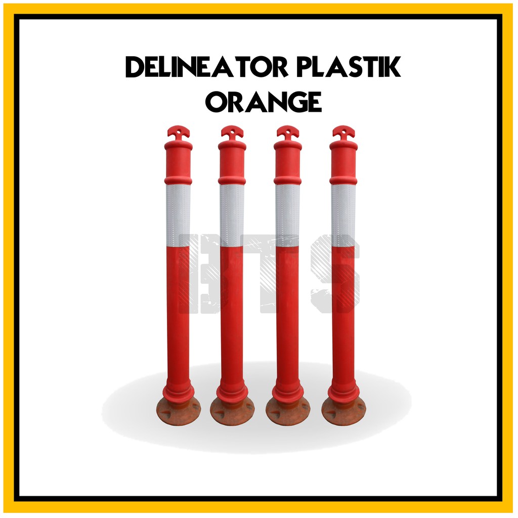 Jual Delineator Plastik Orange Pembatas Jalan | Shopee Indonesia