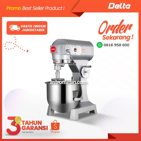 Jual Planetary Mixer Roti ASTRO 20Liter PM-B20 | Shopee Indonesia