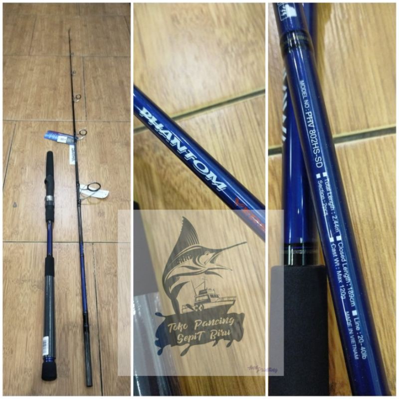 Jual Joran Spinning Daiwa Phantom VERSATILE 802HS SD BEST SELLER | Shopee Indonesia