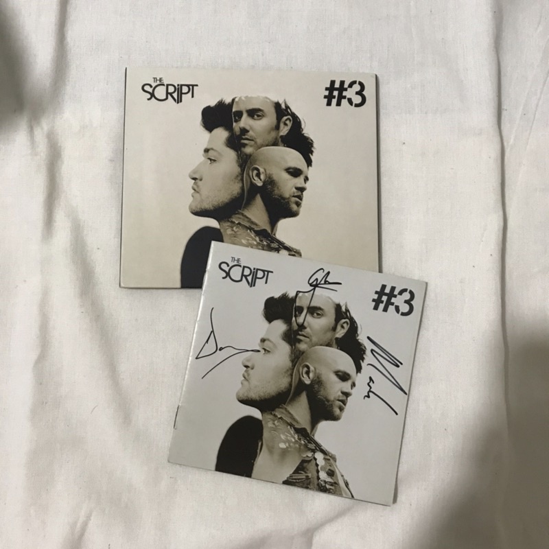 Jual cd the script #3 album signed rare sunsents & full moons freedom ...