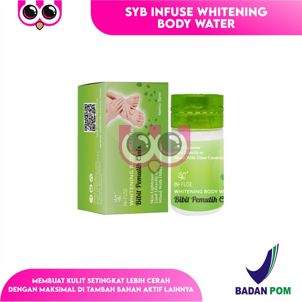 Jual BIBIT INFUS CAIR / SYB INFUSE WHITENING BODY WATER DNA BODY WATER ...