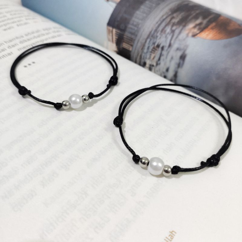 Jual Gelang Couple Pasangan Pacar Sahabat Bestie Gelang Tali Anti air ...