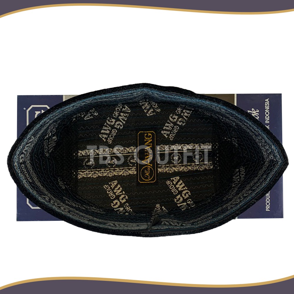 Jual Peci Tinggi 11 10 9 8 7 Cm AWANG AC & Full AC Songkok Hitam ...