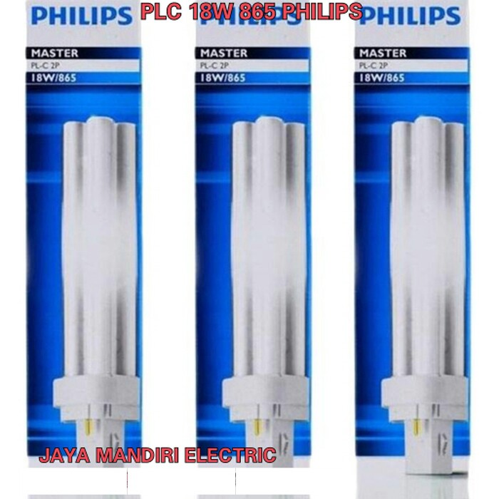 Jual LAMPU PLC 18W 865 2P PHILIPS 18watt 18 watt 18w/866 putih | Shopee ...