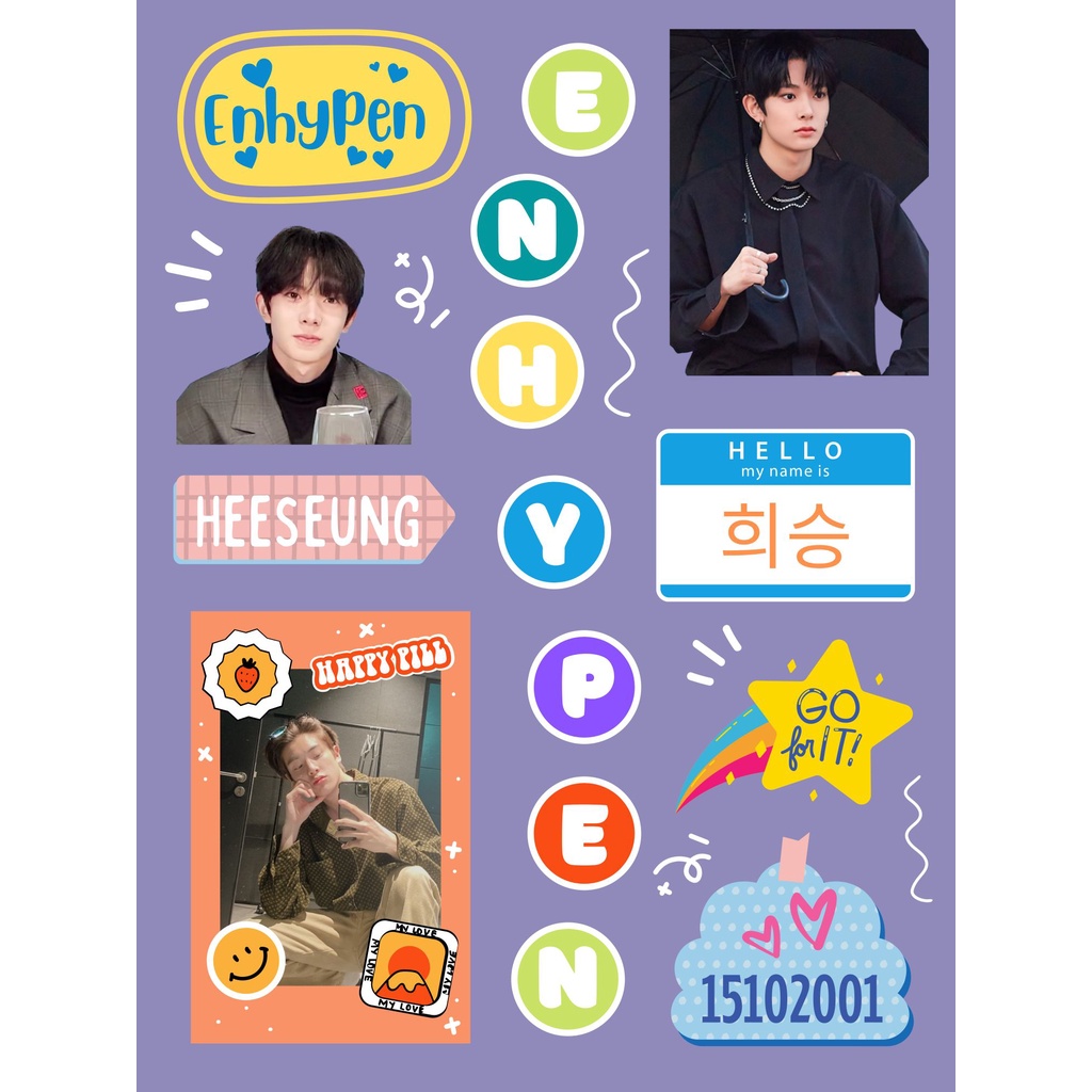 Jual Sticker pack Enhypen - sticker kpop enhypen Jay Jake Sunoo ...