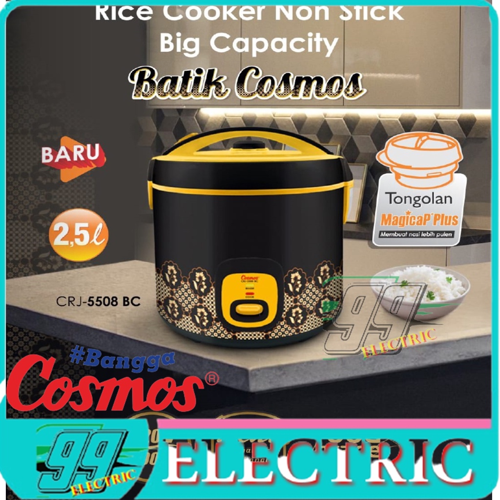Jual Cosmos CRJ-5508 BC Rice Cooker / Magic Com / Rice Com 3in1 ...