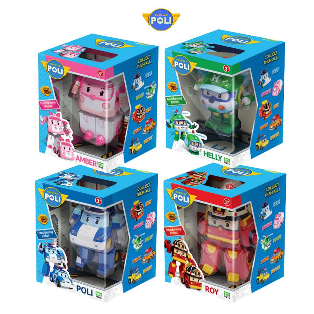 Jual Silverlit Robocar Poli Transforming Full Set MRT 0650-54 Mainan ...