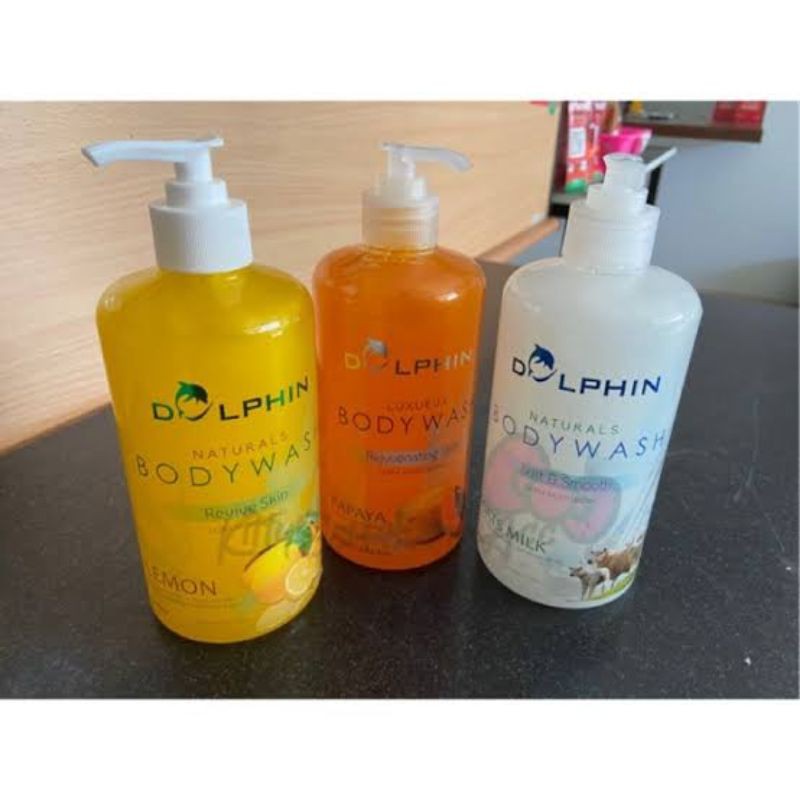 Jual Dolphin Luxueux Body Wash | Sabun Mandi Cair | Papaya|Goat Milk ...