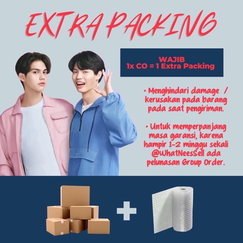 Jual EXTRA PACKAGING (1x CHECKOUT = 1x EXTRA PACKING) | Shopee Indonesia
