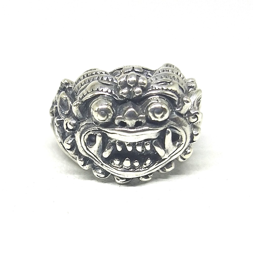 Jual Cincin Ring Perak Silver Bali motif Barong Caling Asli 925 Pria ...