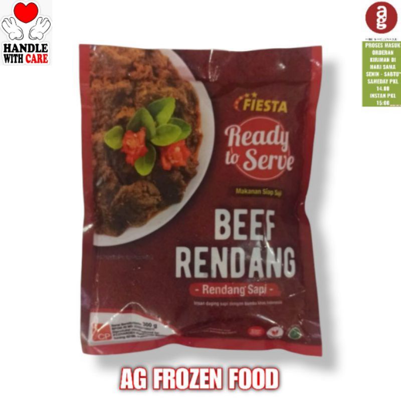 Jual Fiesta Ready To Serve Beef Rendang 300gram | Shopee Indonesia