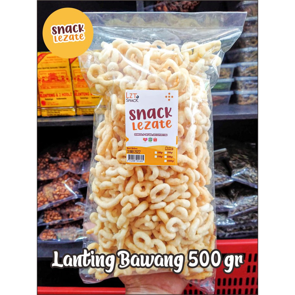 Jual Lanting Kebumen 500gr Klanting Kiloan / Lanting Bumbu Rasa Bawang ...