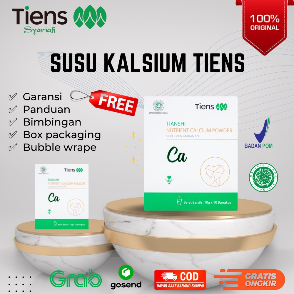 Jual Tianshi Nutrient Calcium Powder Susu Super Kalsium Calsium Nhcp ...