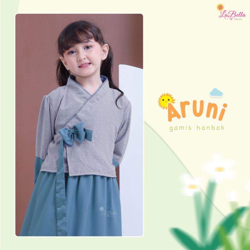 Jual GAMIS ANAK MODEL HANBOOK MENYATU SET BERGO TALI ARUNI LABELLA ALA ...