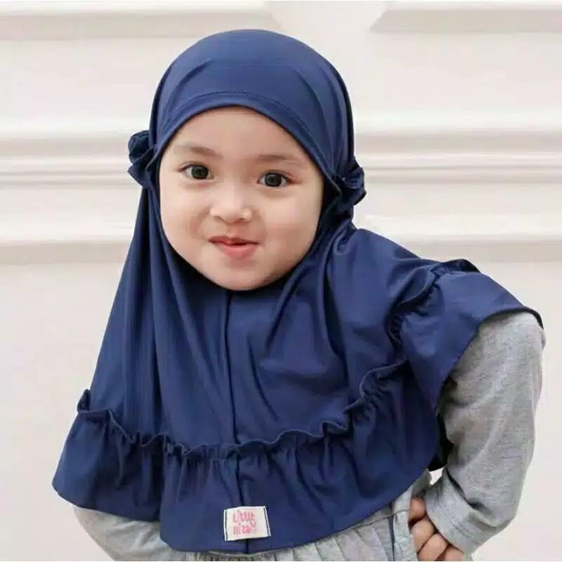 Jual Kerudung jilbab hijab Anak sekolah sd tk paud Perempuan umur 0 1 2 3 4 5 6 7 8 tahun Bergo ...