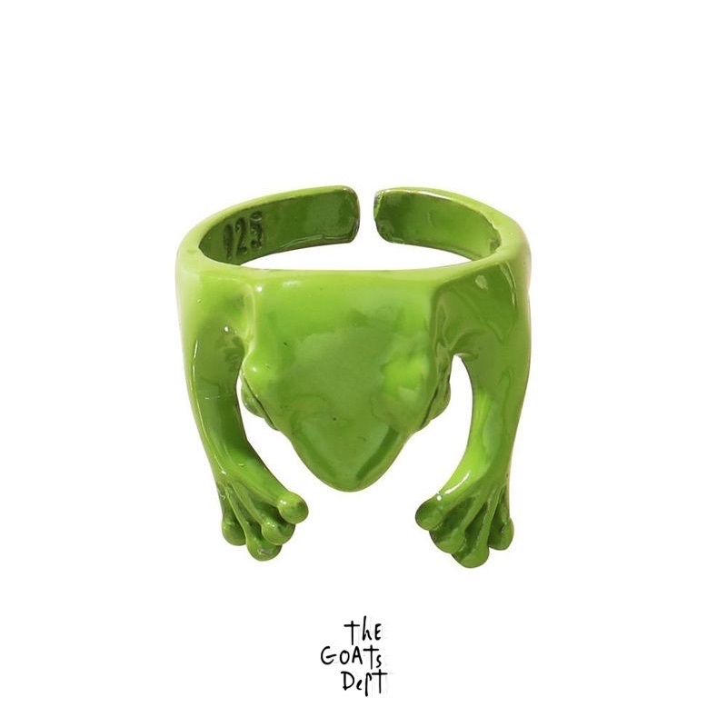 Jual The Goats Dept - Prince Green Frog Ring / tgd547 Cincin Katak Kodok Aksesoris Pria Wanita ...