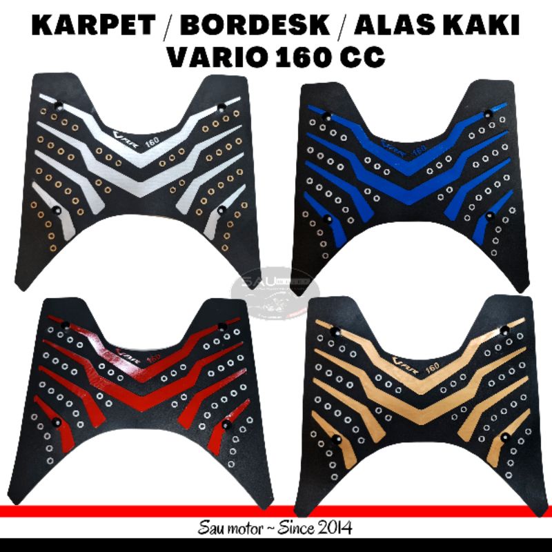 Jual Saumotor Karpet Vario 160 New Alas Kaki Karet Variasi Motor | Shopee Indonesia