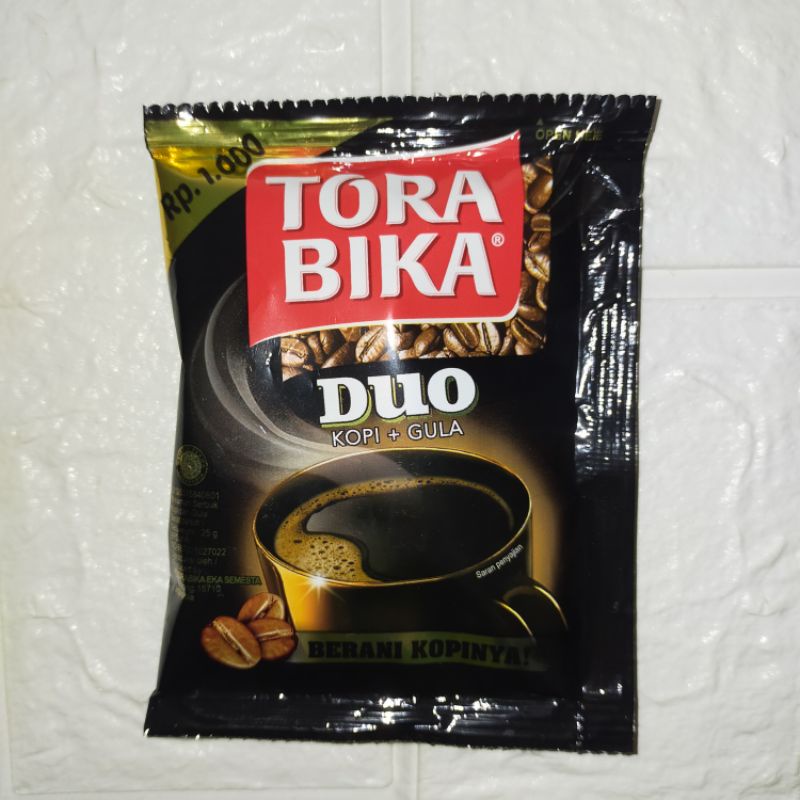 Jual TORA BIKA DUO SACHET KOPI + GULA 25g Warung Online | Shopee Indonesia
