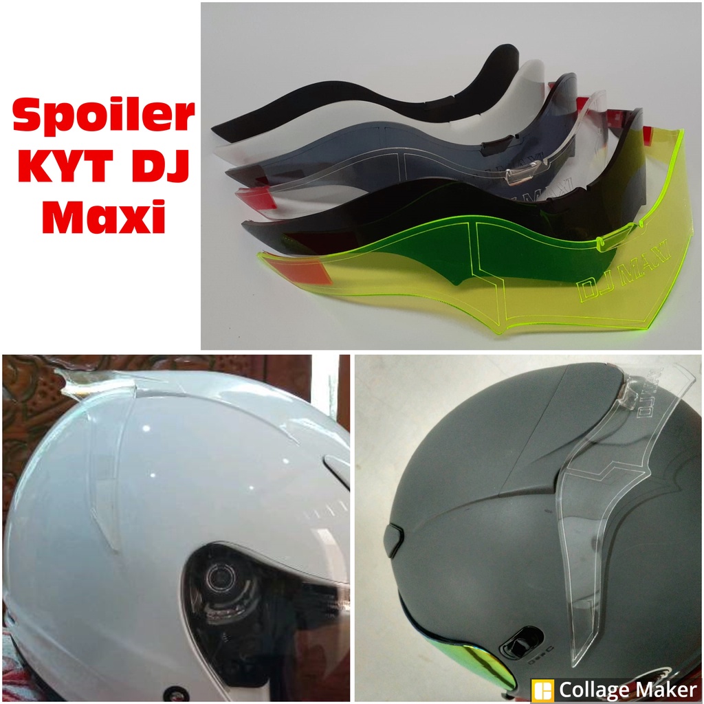 Jual Spoiler helm KYT DJ Maxi All Variant | Shopee Indonesia