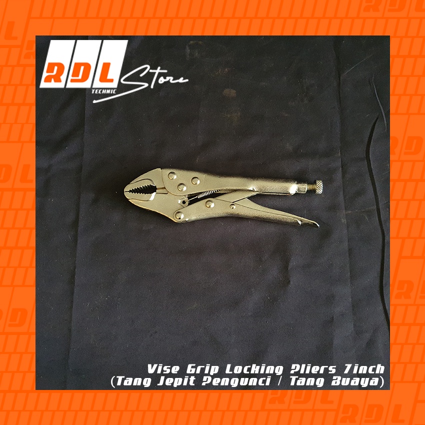 Jual Vise Grip Locking Pliers 7inch (Tang Jepit Pengunci / Tang Buaya ...