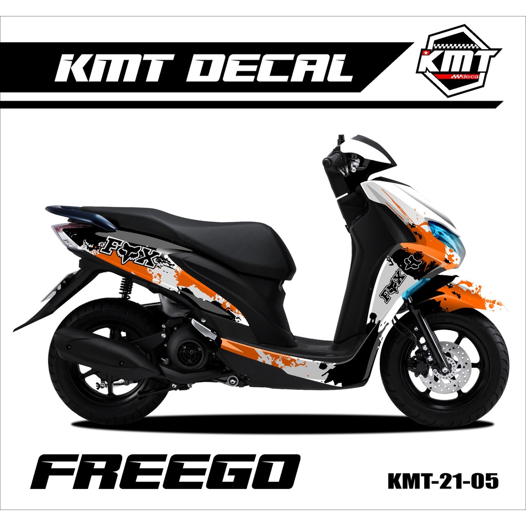 Jual Decal stiker dekal sticker striping full body custom freego kmt ...