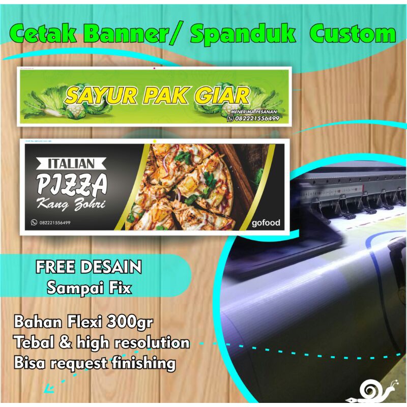 Jual CETAK SPANDUK / BANNER / BACKDROP FREE DESAIN | Shopee Indonesia