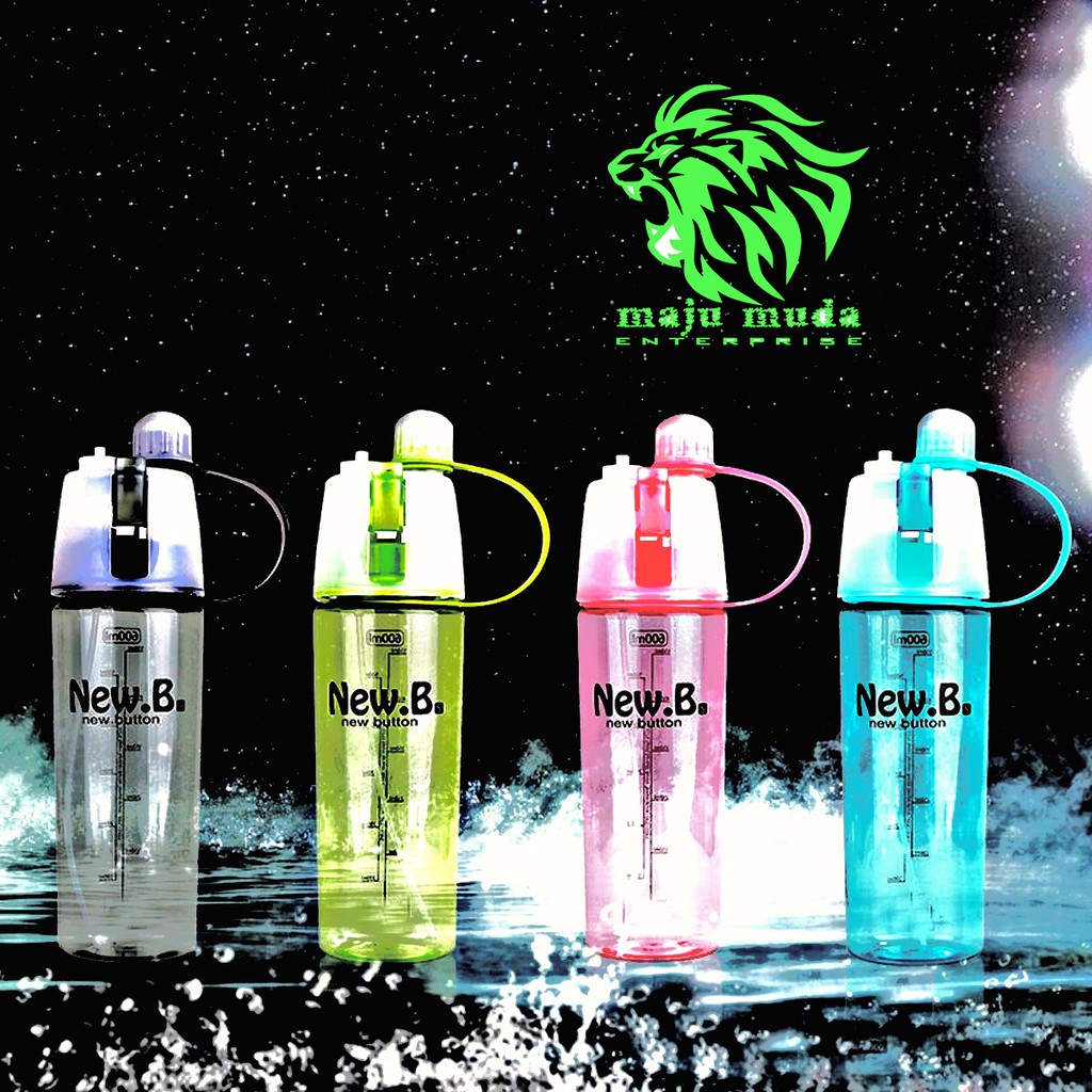 Jual Botol Minum Semprot 600 ml New B ( Spray Tumbler ) | Shopee Indonesia