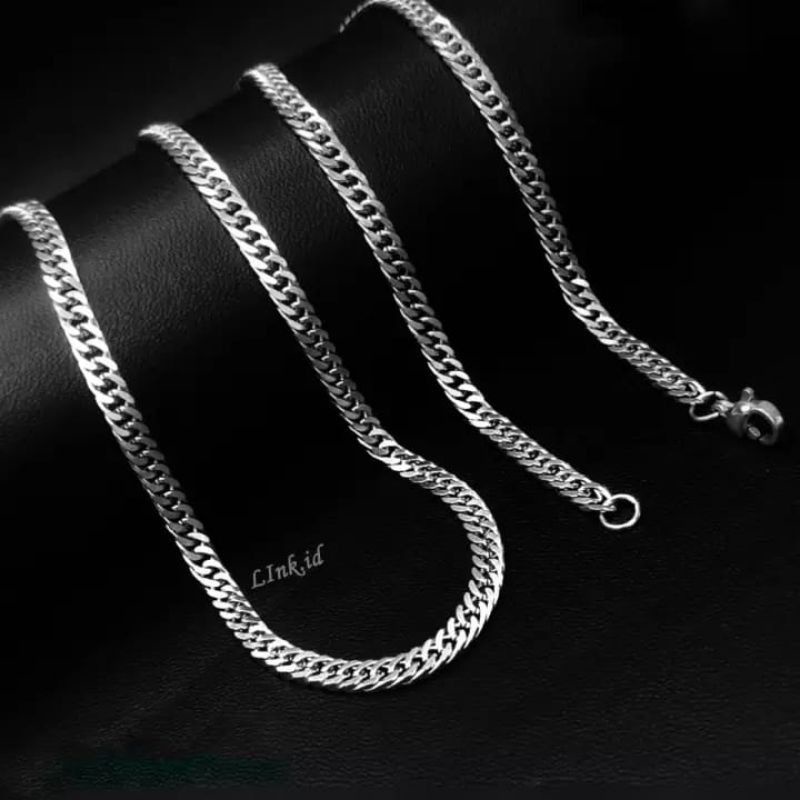 Jual KALUNG TITANIUM PRIA WANITA MODEL RANTAI KALUNG PRIA WANITA ANTI ...
