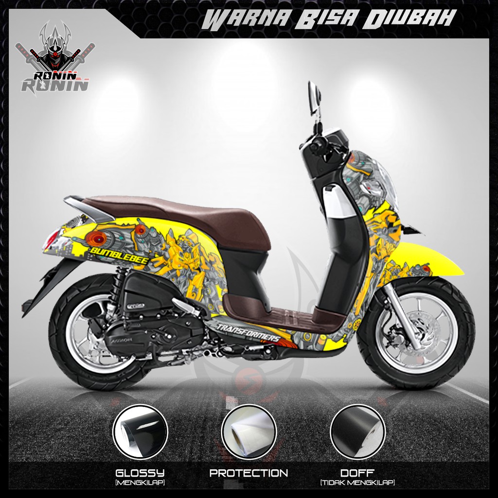 Jual Sticker Decal Full Body Scoopy FI, New Scoopy FI, Scoopy V.3 ...