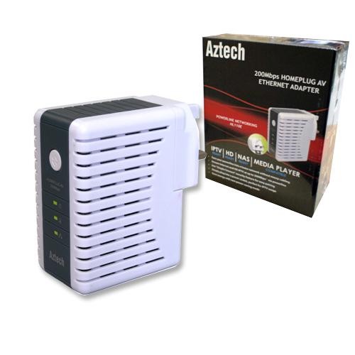 Jual HomePlug AV Ethernet Adaptor - Aztech HL110e - 200mbps | Shopee ...