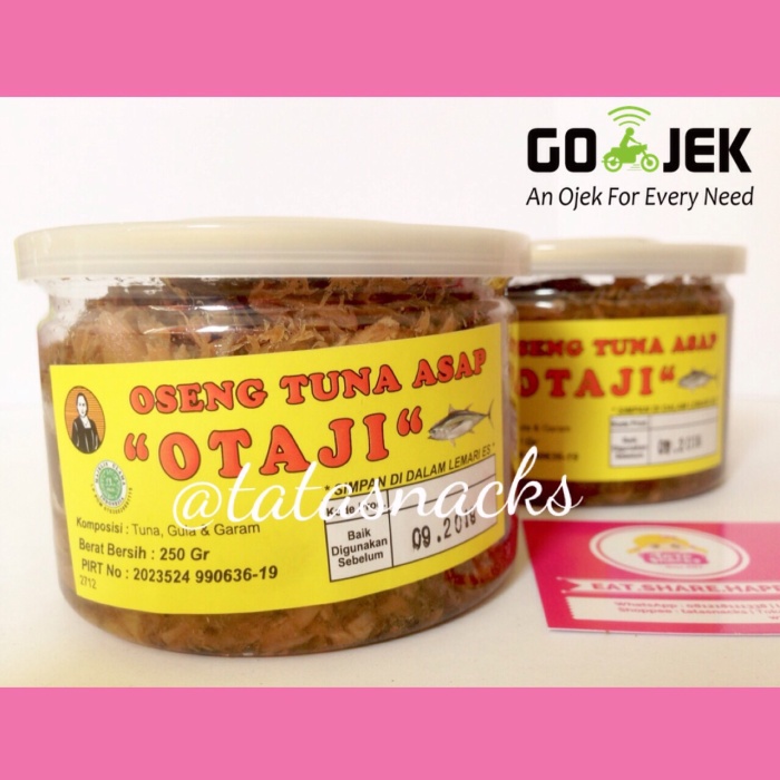 Jual KALENG-INSTAN-MAKANAN- OTAJI OSENG TUNA ASAP PEDAS - ORIGINAL ...