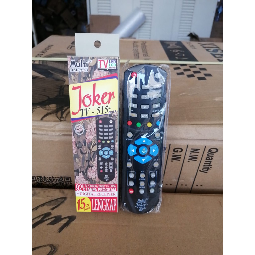 Jual Remote TV Multi RM99+ID Joker TV-515+ Giga | Shopee Indonesia