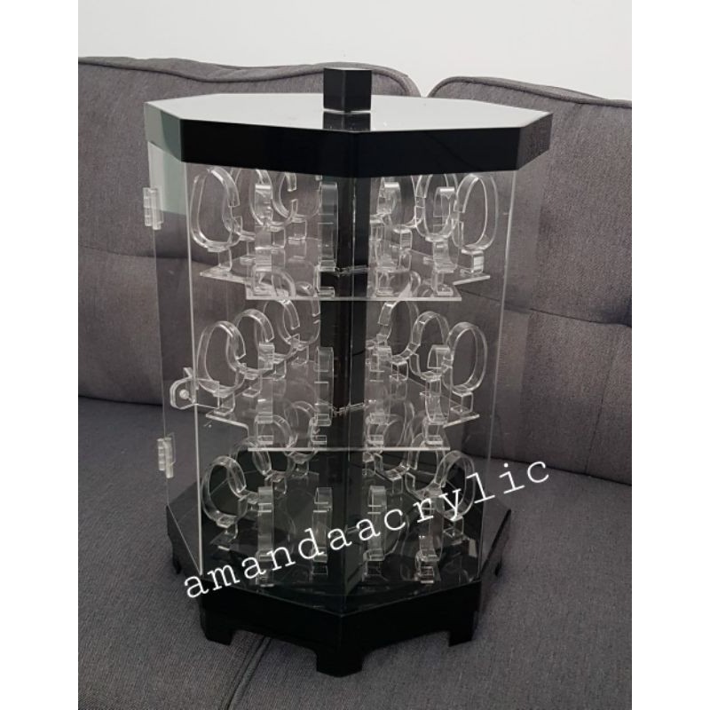 Jual Acrylic display jam tangan Besar isi 36 jam tangan | Shopee Indonesia