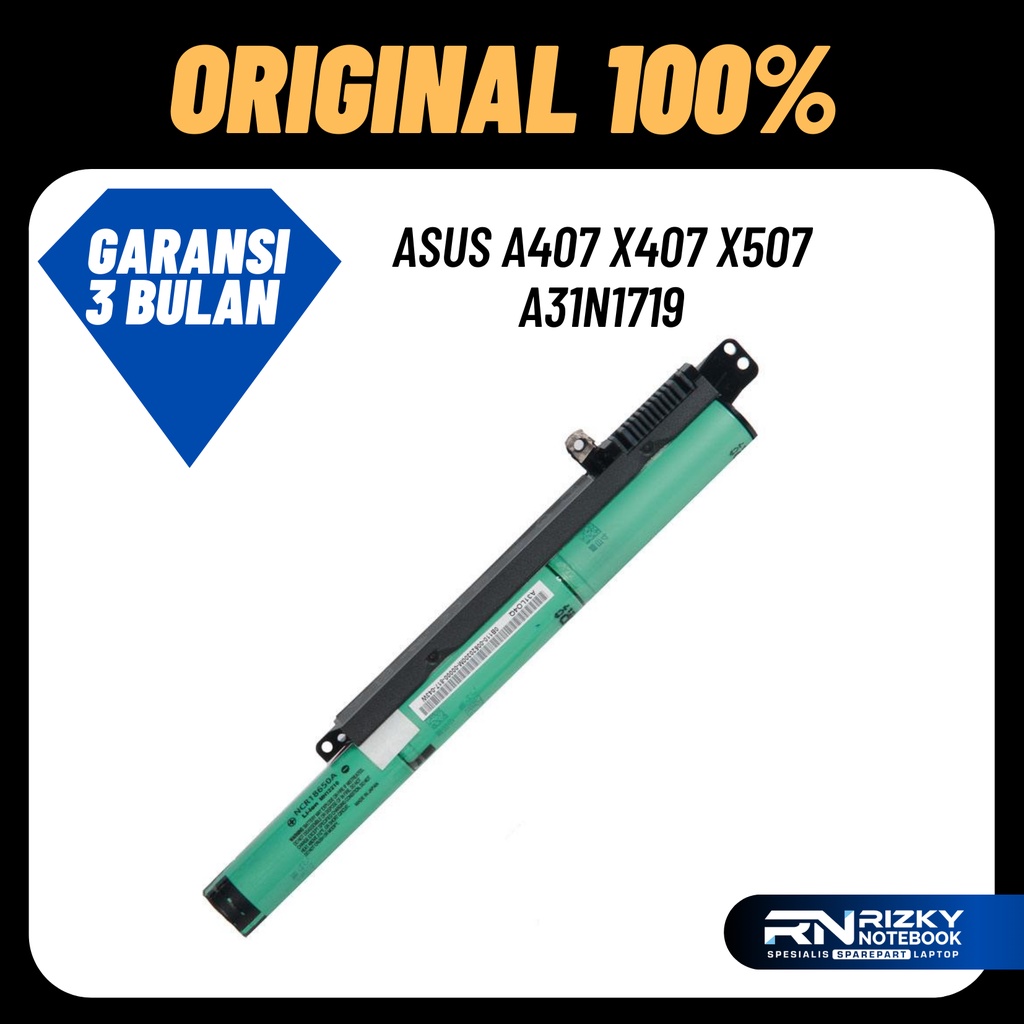 Jual Baterai Laptop Asus A407 A407U A407UA A407M A31N1719 Original ...
