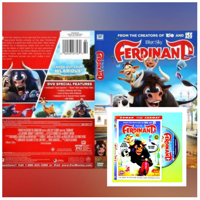 Jual Kaset DVD Animasi Ferdinand (2021) HD Original - Kaset Films ...