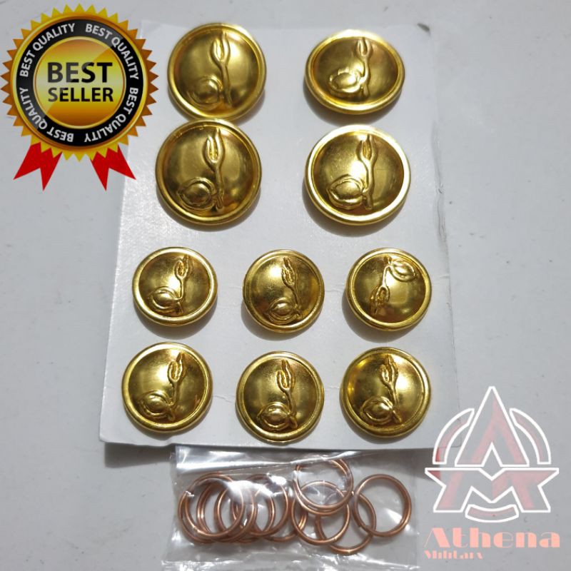 Jual Kancing PDU/Kancing Seragam Upacara Pramuka | Shopee Indonesia