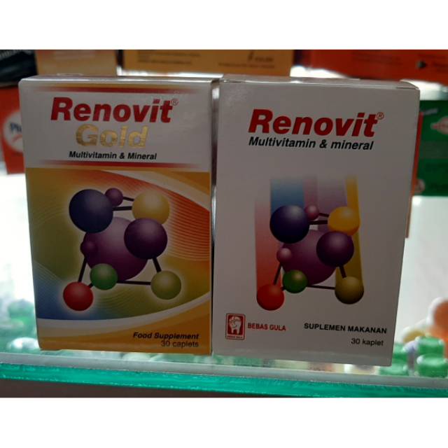 Jual Renovit/Renovit Gold Botol isi 30 | Shopee Indonesia
