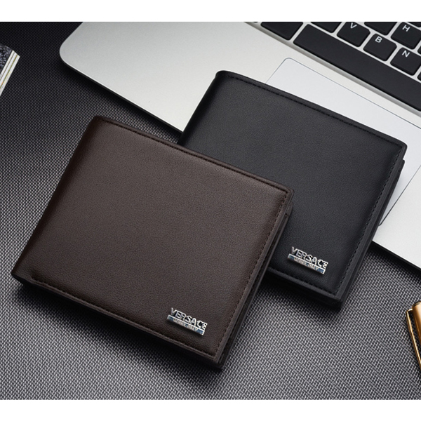 Jual Promo 10 Hari!! Versace Fashion Dompet Pria Bahan Kulit kanvas ...