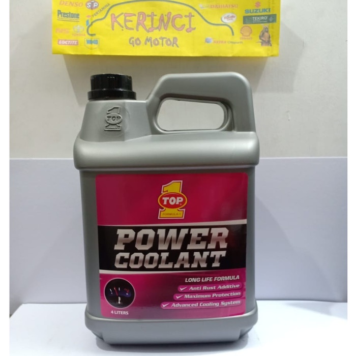 Jual [READY-MURAH] TOP 1 POWER COOLANT MERAH MUDA 4L - AIR RADIATOR ...