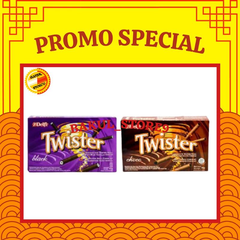 Jual Twister Wafer Roll Black / Choco 35 Gr All Varian | Shopee Indonesia