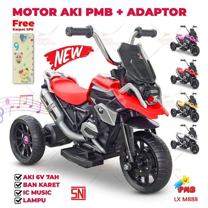 Jual Motor aki original PMB BMW Full Set (Aki 6v+cas/dinamo/Ban karet ...