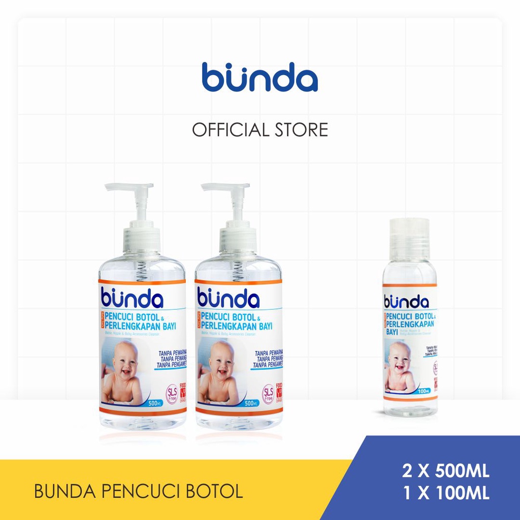 Jual BAYI - BUNDA SABUN PENCUCI BOTOL & PERALATAN BAYI 500ML | Shopee ...