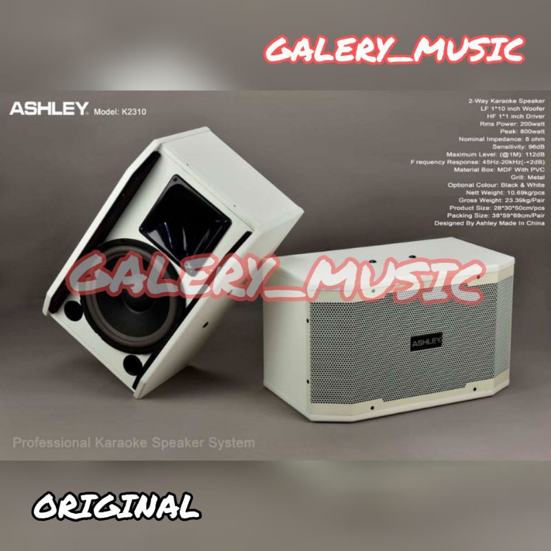 Jual speaker pasif ashley 10 inch speake ashley k2310 original pasif 10 ...