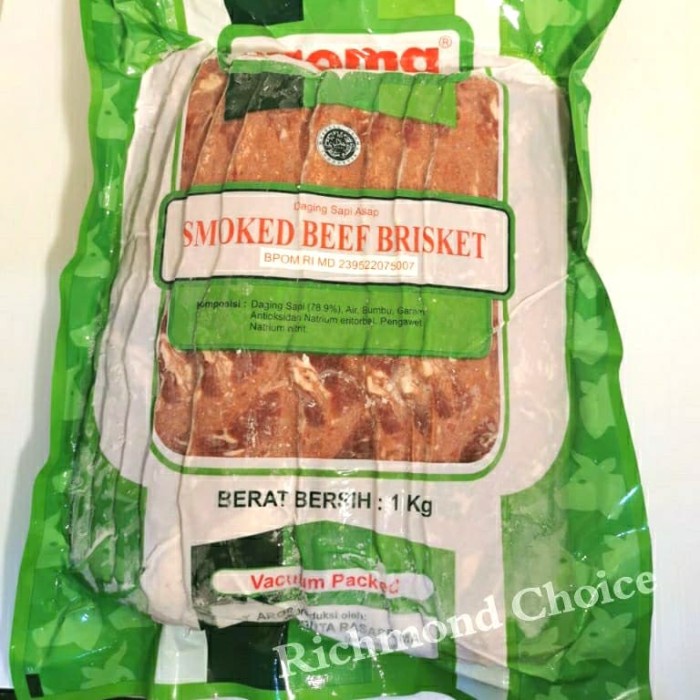 Jual Daging Asap - Smoked Beef Brisket Aroma 1 Kg / Daging Sapi Asap ...