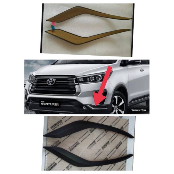 Jual list bodykit innova rebon tp venturer facelift itam doff | Shopee ...