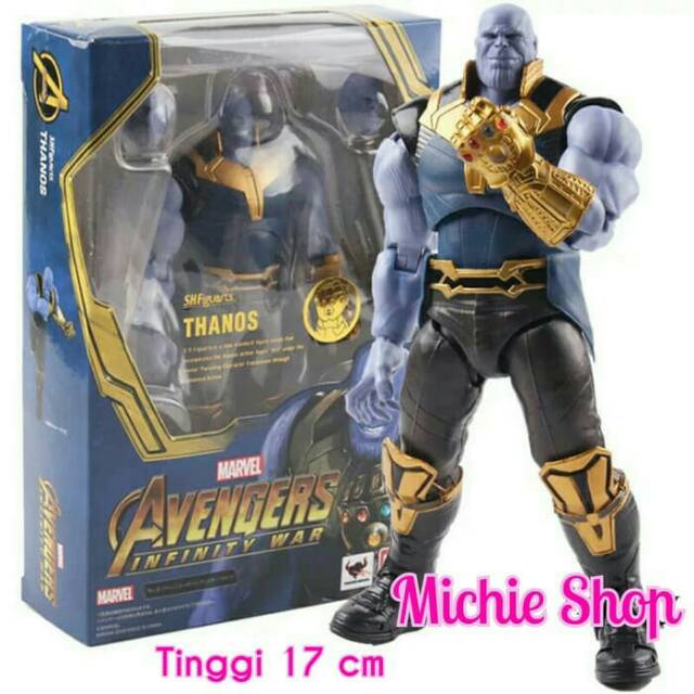 Jual Figure SHF Thanos Bandai Avengers Infinity War Marvel | Shopee ...